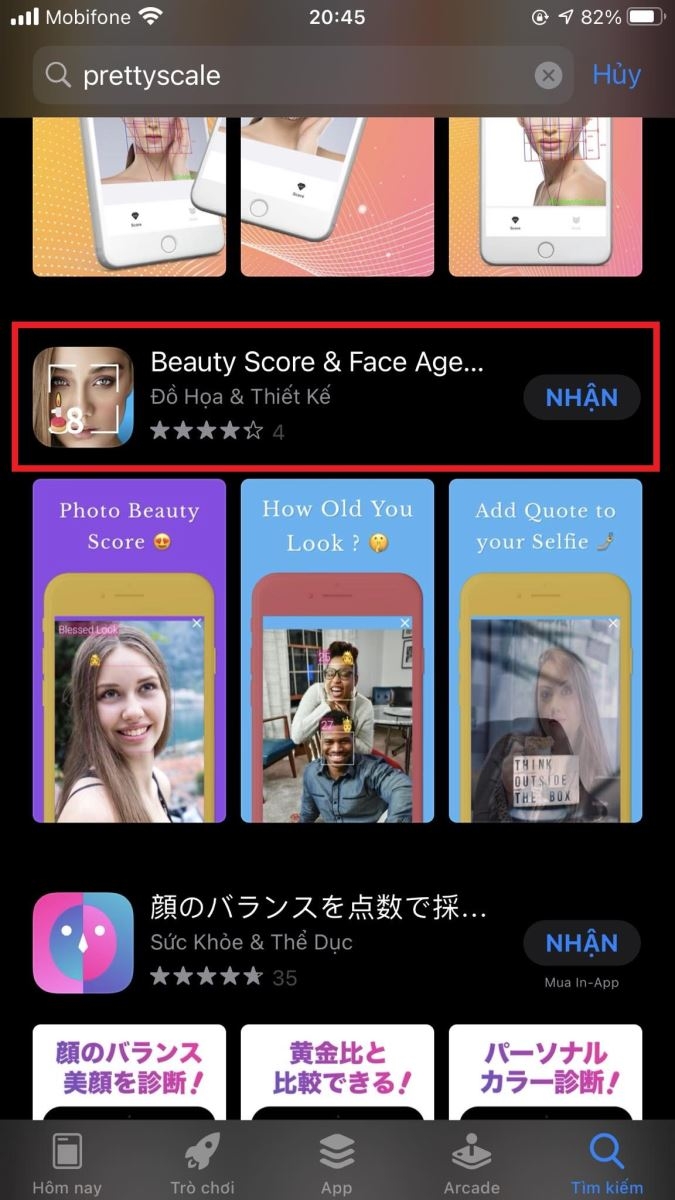 Tìm hiểu PrettyScale – Ứng dụng đo tỷ lệ và chấm điểm khuôn mặt